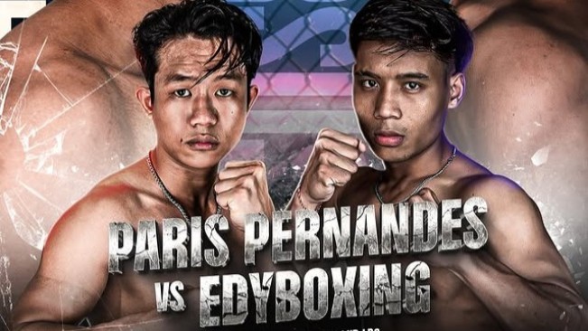 Paris Pernandes Bikin Edy Boxing 'Tidur' di Atas Ring Ronde Kedua